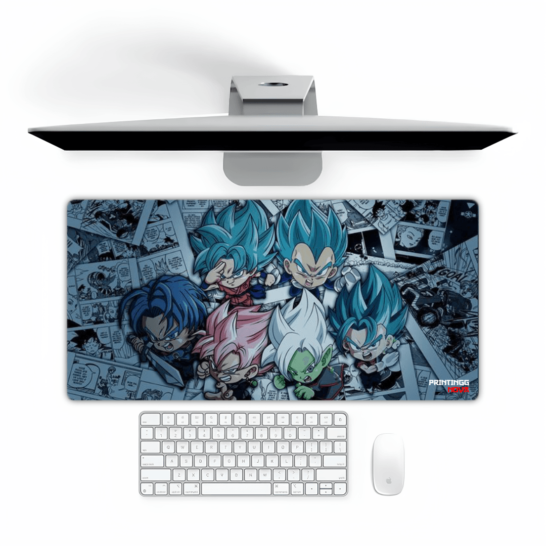 Goku Anime Desk Mat Extra Large (23x11x3) Printed Anime Deskmat || DRA ...