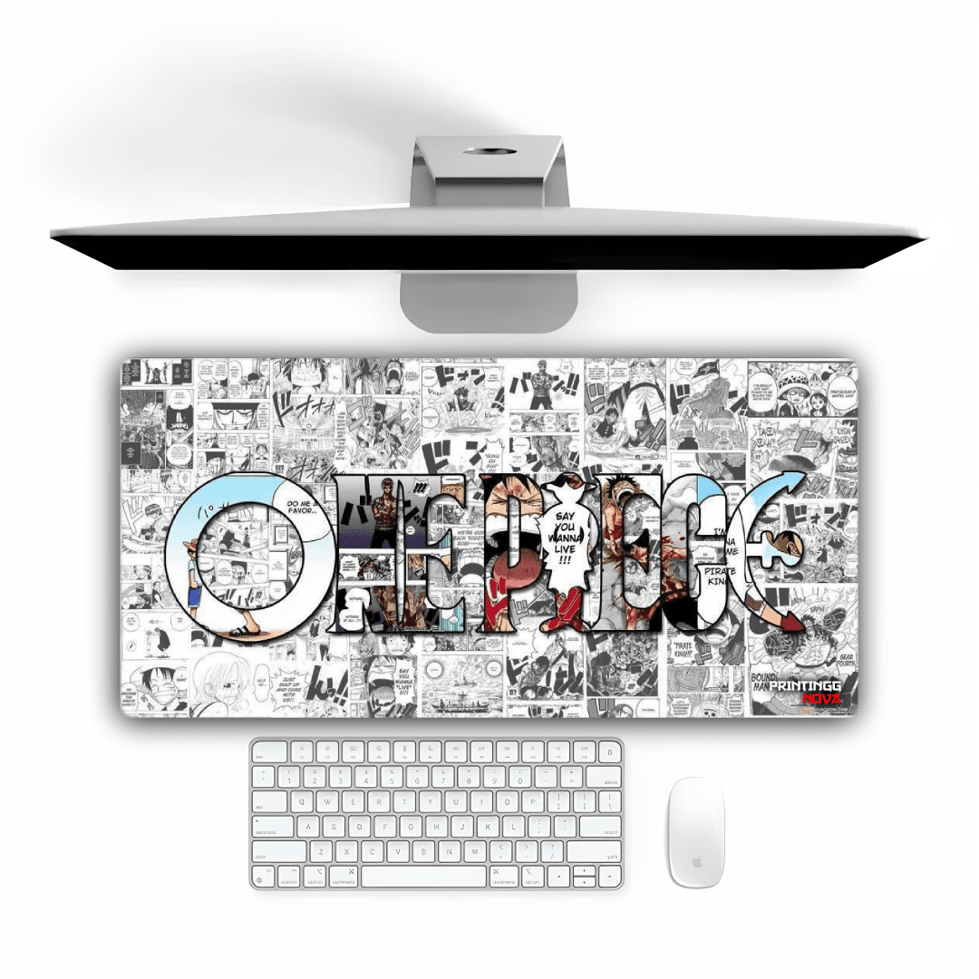 One Peice Anime Desk Mat Extra Large (23x11x3) Printed Anime Deskmat ...