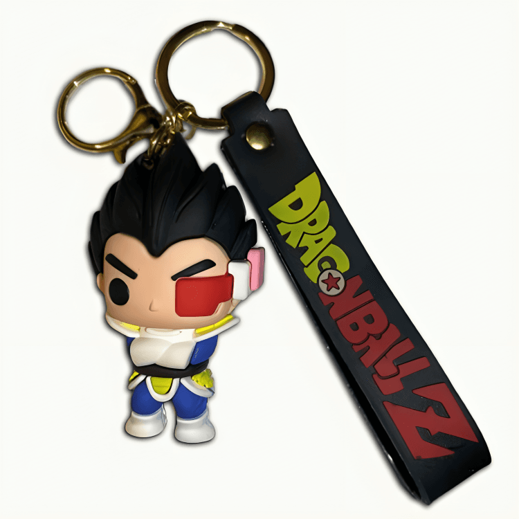 Dragon Ball Z Vegeta Anime Action Figures 3D Keychain keyring || DRAGO ...