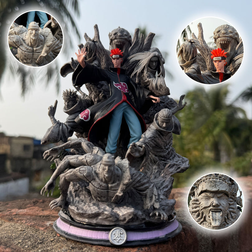 Naruto Shippuden Pain Nagato Figure with Gedo Mazo Base [22 CM] PVC Ac ...