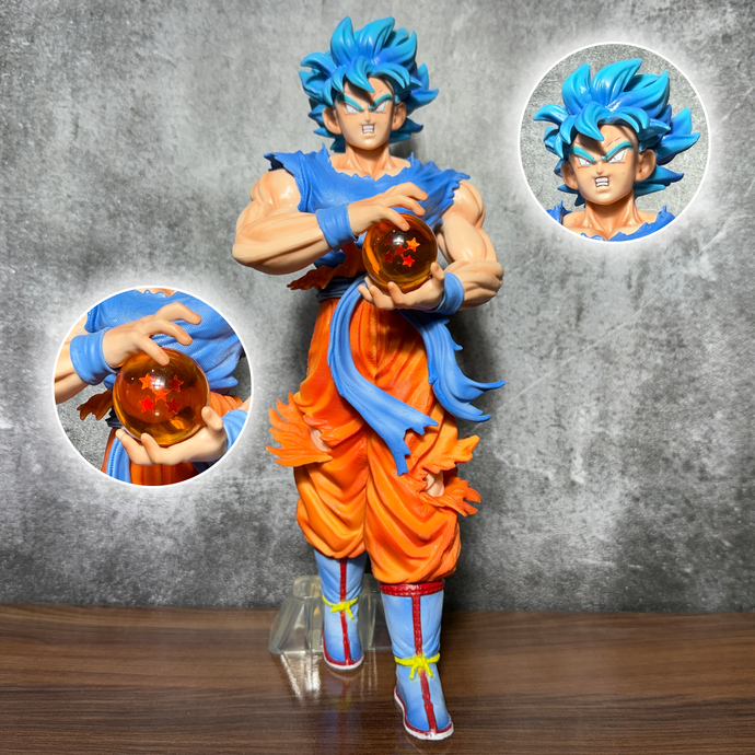 Dragon Ball Super Son Goku Super Saiyan Blue SSJ With 4-Star Dragon Ba ...