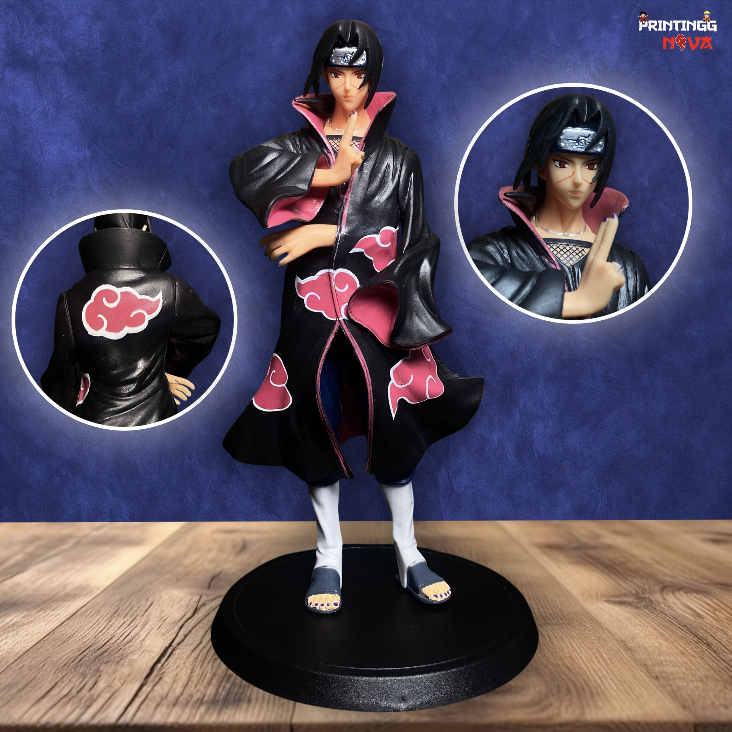 Itachi Uchiha Iconic Action Figure With Stand PVC Action figure [22cm ...