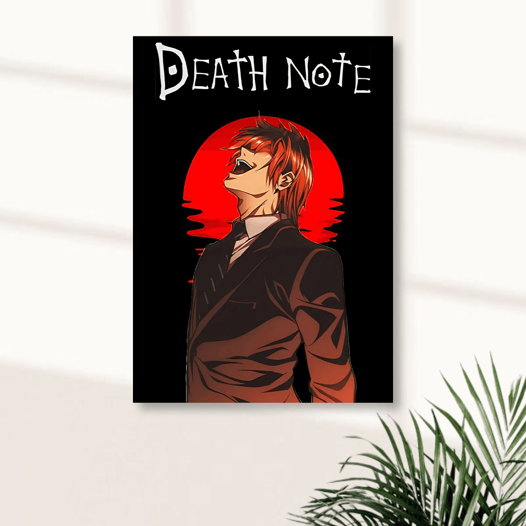 DEATH NOTE LIGHT YAGAMI || ANIME POSTERS || DEATH NOTE #3 – Printingg Nova