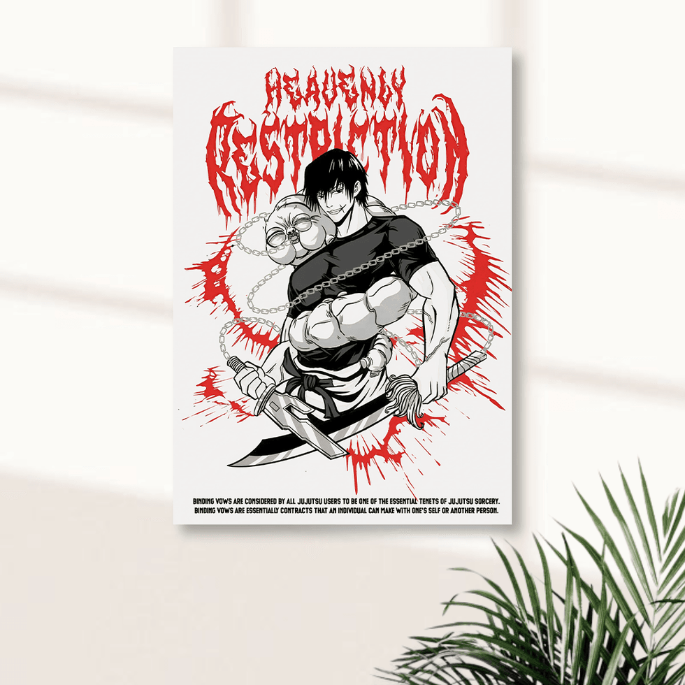 TOJI FUSHIGURO || ANIME POSTERS || JUJUTSU KAISEN #41 – Printingg Nova