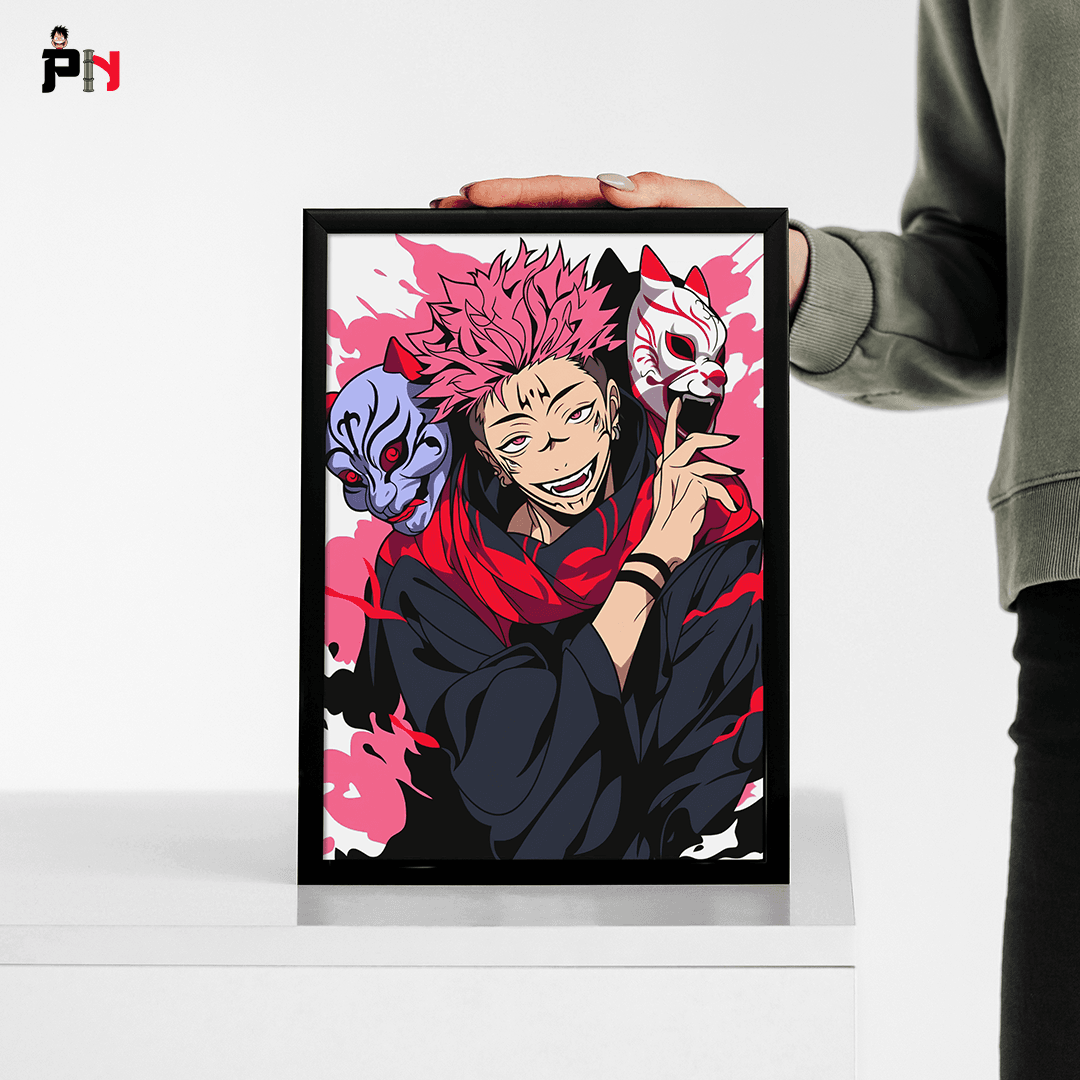 Jujutsu Kaisen Yuji x Sukuna Anime Frame [ 11.7x8.3 INCHES ] || JUJUTS ...